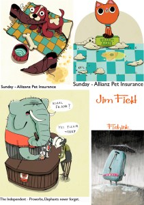 Jim Field . Illustrator for cats, fish and the famous.