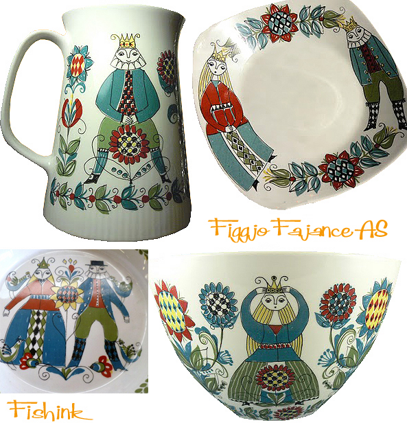 Figgjo Fajance AS . 60’s Ceramics from Norway.