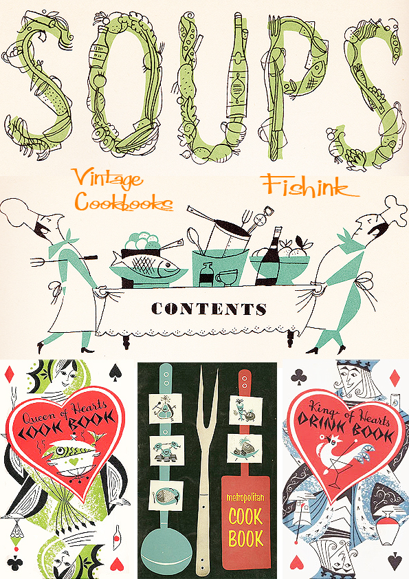 Vintage Cook Book Covers