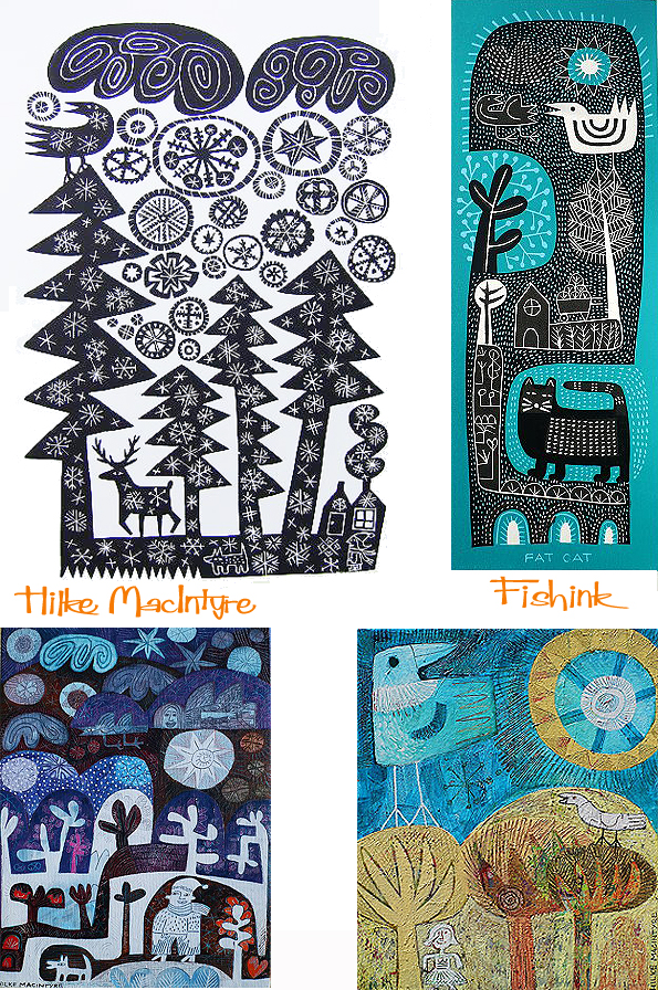Hilke and Ian MacIntyre Creativity in ceramics, Illustration, linocuts ...