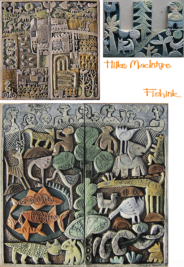 Hilke and Ian MacIntyre Creativity in ceramics, Illustration, linocuts ...