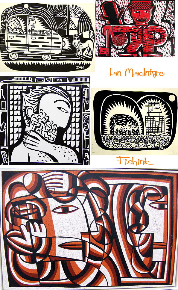 Hilke and Ian MacIntyre Creativity in ceramics, Illustration, linocuts ...