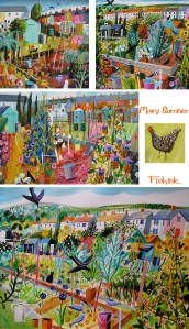 Mary Sumner An Artist painting with nature itself