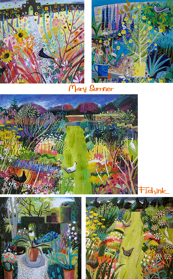 Mary Sumner An Artist painting with nature itself