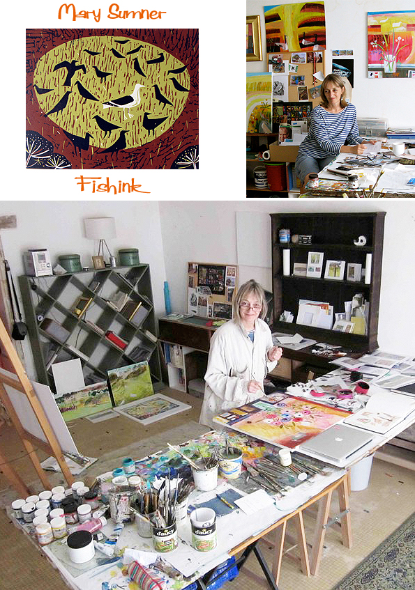 Mary Sumner An Artist painting with nature itself