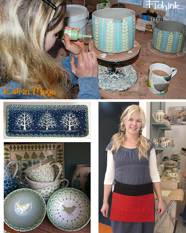 Katrin Moye Sending us dotty for her ceramics