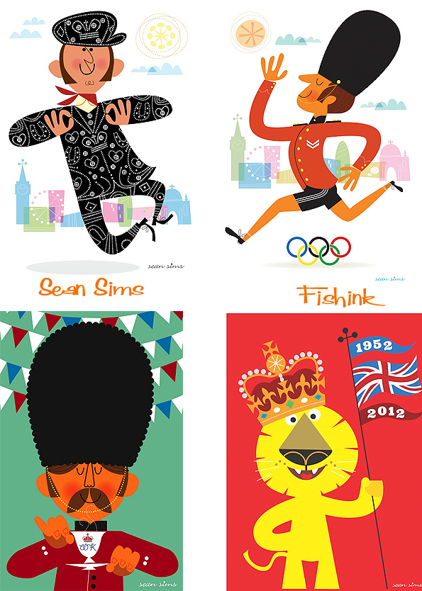 Sean Sims Stunning contemporary-retro illustration to brighten your day