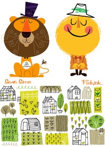 Sean Sims Stunning contemporary-retro illustration to brighten your day