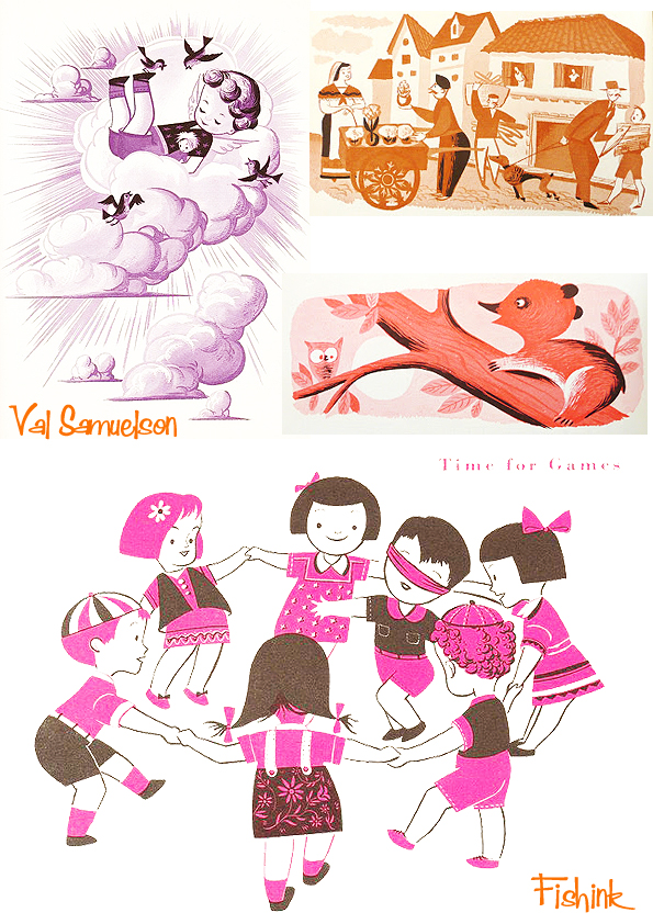 Val Samuelson Mid Century Cartoonist, Illustrator, Painter