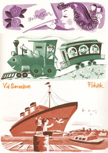 Val Samuelson Mid Century Cartoonist, Illustrator, Painter