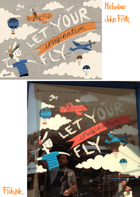 Nicholas John Frith Retro style Illustrator