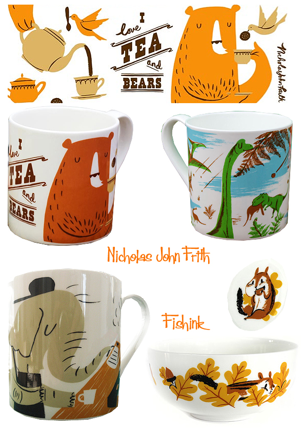 Nicholas John Frith Retro style Illustrator