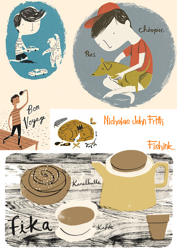 Nicholas John Frith Retro style Illustrator