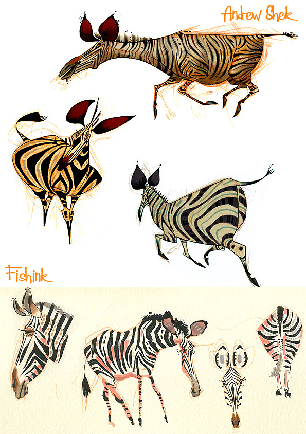 Fishink Artwork and Andrew Shek’s Animals in motion