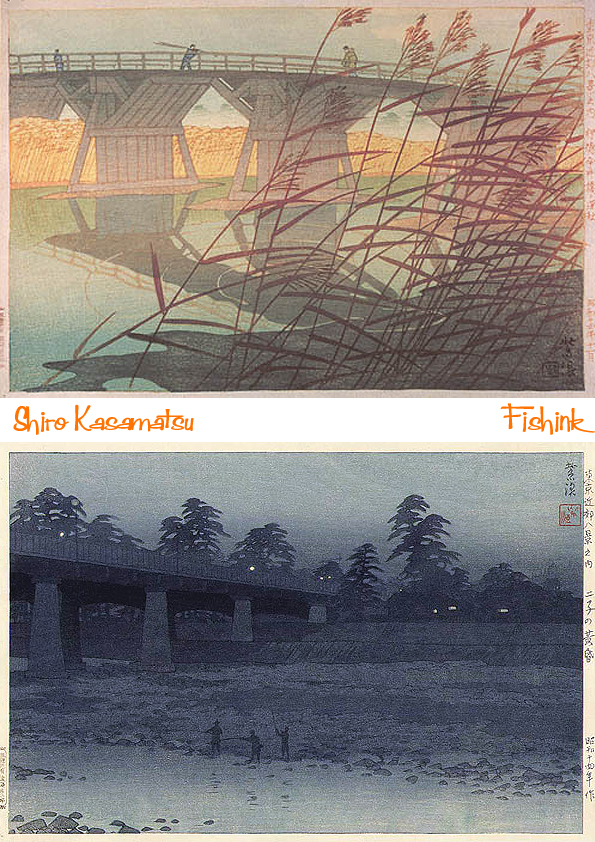 Shiro Kasamatsu Japanese Woodblock Painting