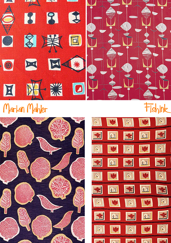 Marian Mahler Mid century textiles