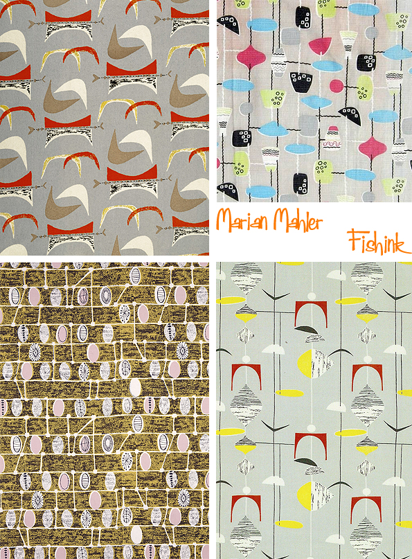 Marian Mahler Mid century textiles