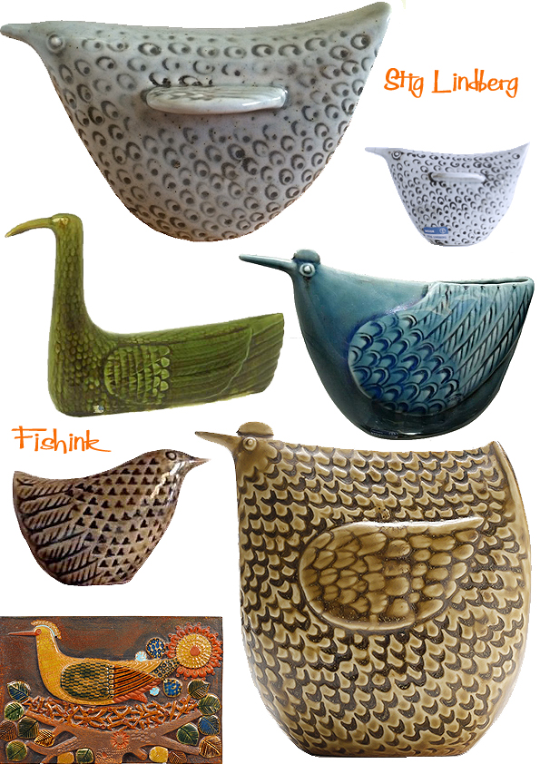 Ceramic Birds and Sunbirds